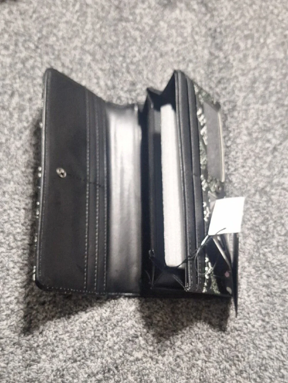 Ed Hardy | Bags | Ed Hardy Black Logo Print Wallet | Poshmark